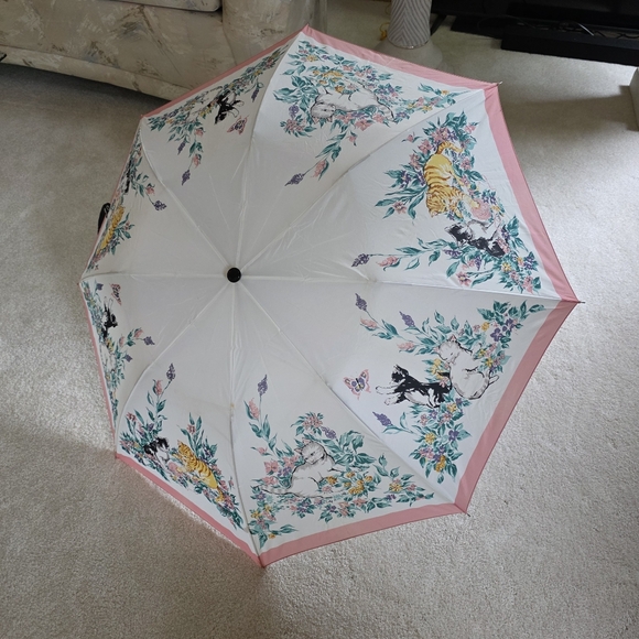 Avon | Accessories | Avon Vintage Enchanted Garden Floral Umbrella With ...
